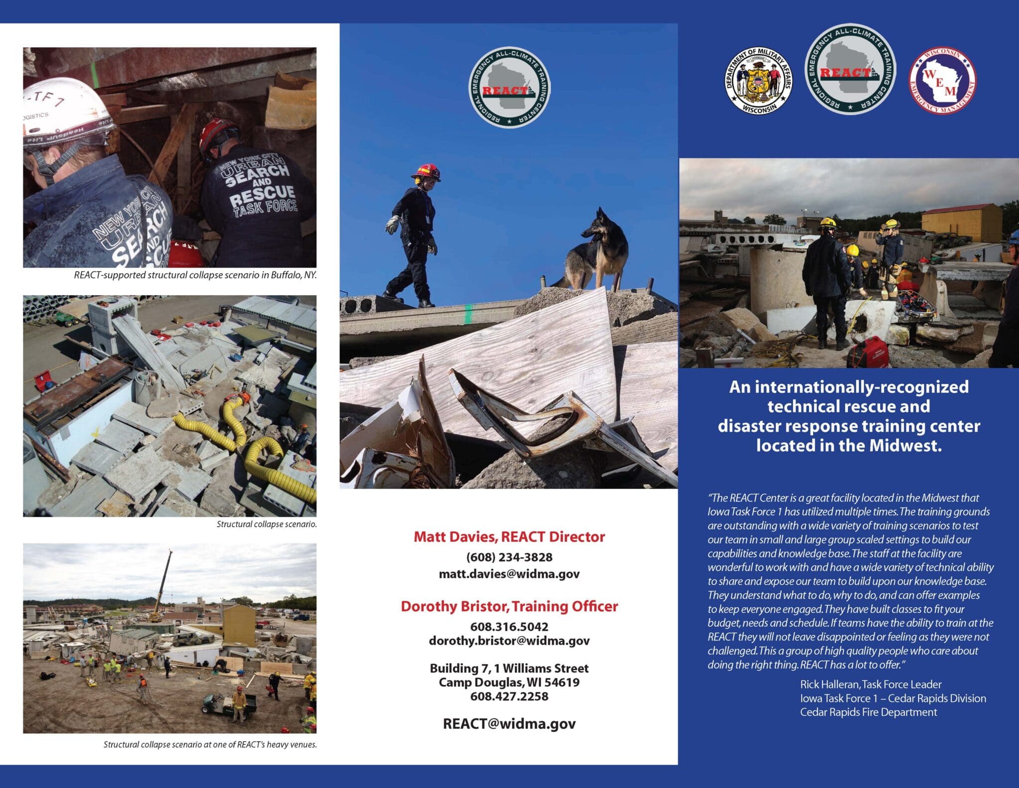 REACT Brochure - FY 23 | REACT Center