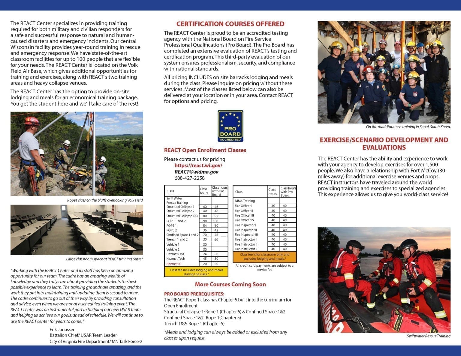 REACT Brochure - FY 23 | REACT Center